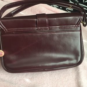 Bags | Vintage Excellent Classic Maroon Purse | Poshmark